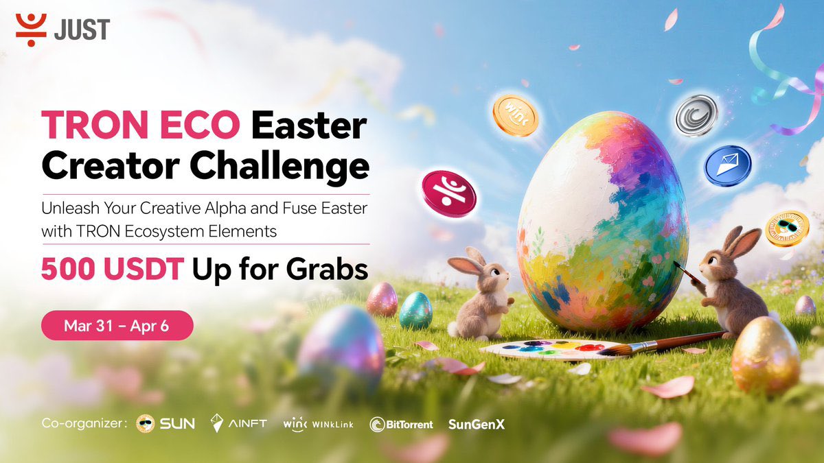 Celebrate Easter with TRON Eco Create, Share & Win from a 500 USDT ...