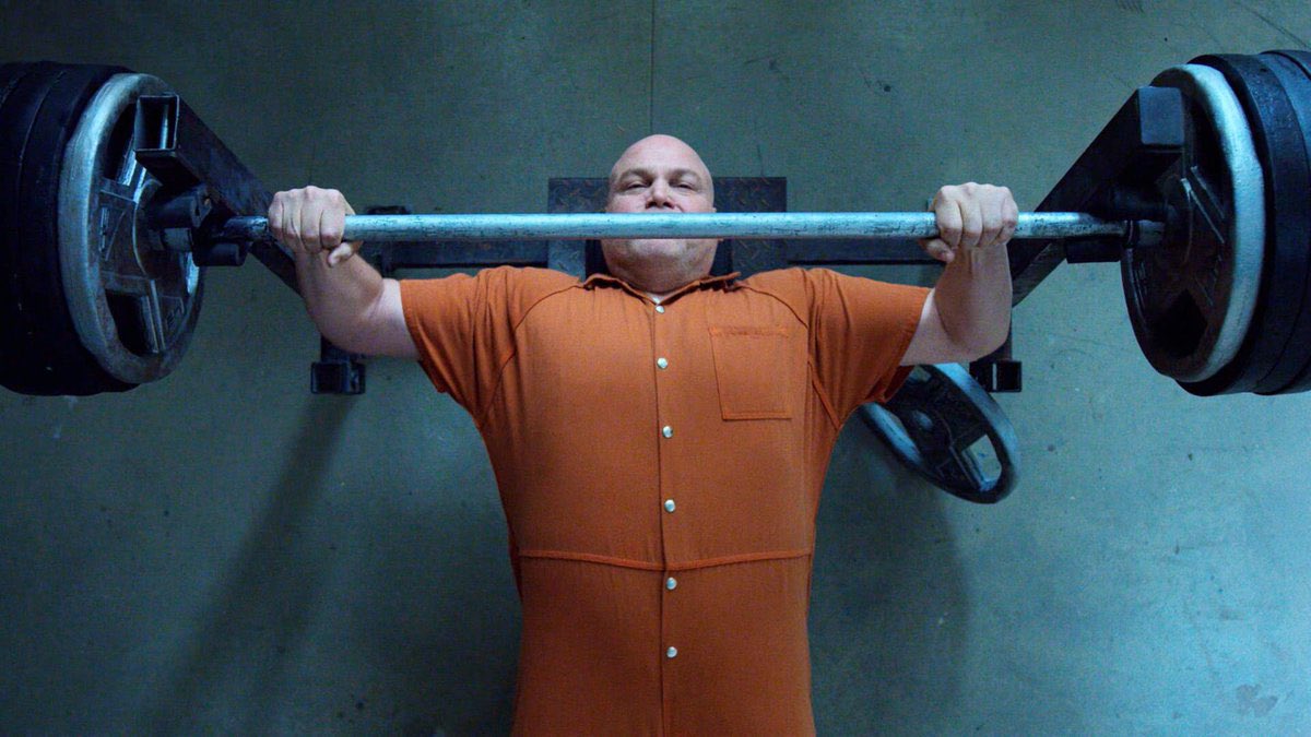 Mind you, Kingpin benches 495 CASUALLY for reps