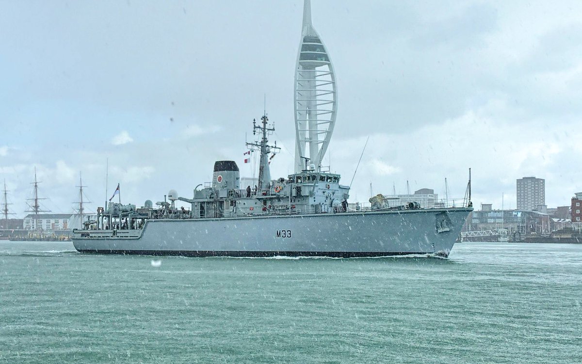 Just to clear any speculation - Royal Navy minehunter HMS Brocklesby ...