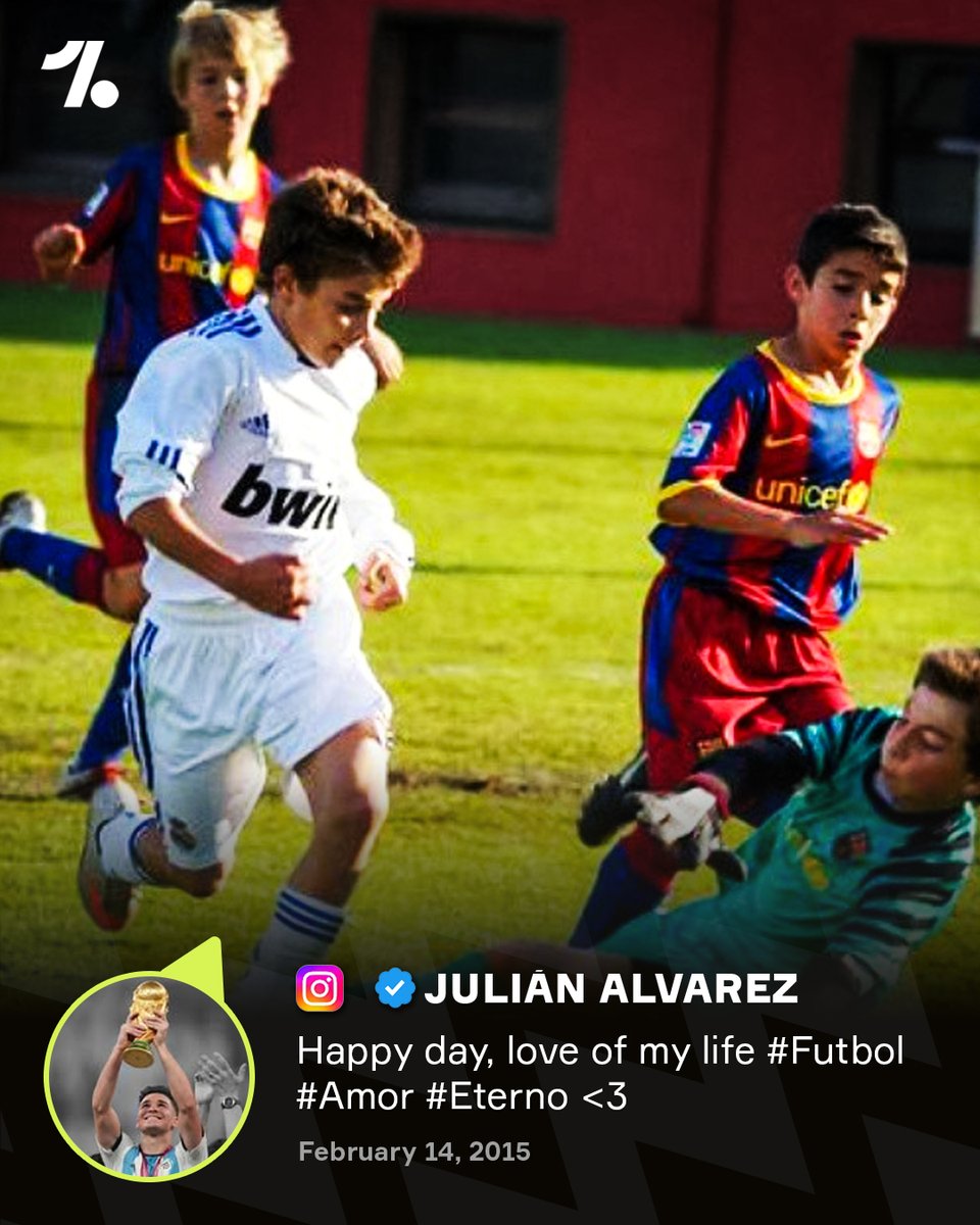 Julián Alvarez playing a trial match for Real Madrid 🆚 Barcelona back ...
