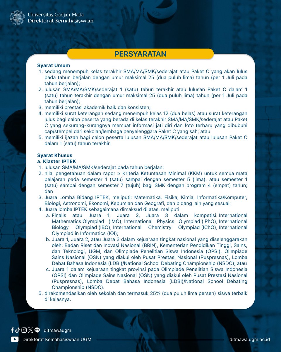 Ditmawa UGM (@ditmawaugm) / Posts / X