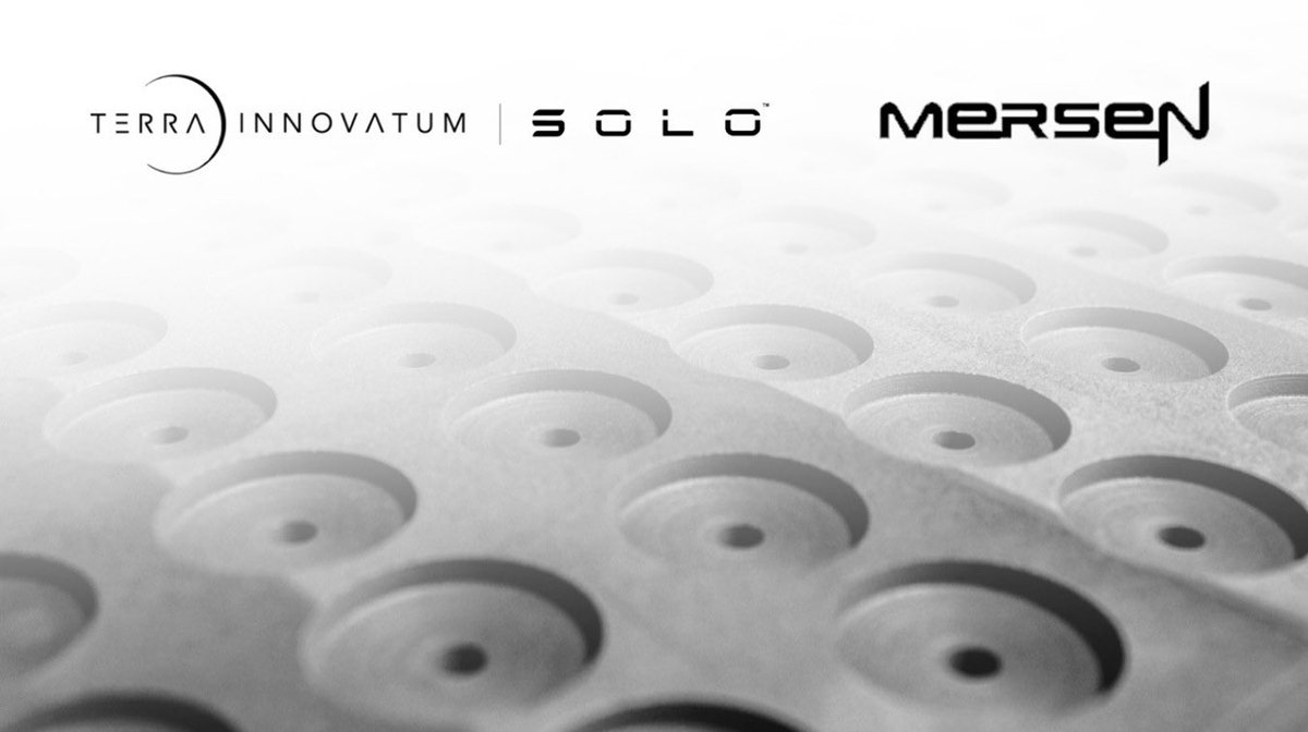 TERRA INNOVATUM AND MERSEN HIT GRAPHITE PROTOTYPE MILESTONE FOR SOLO ...