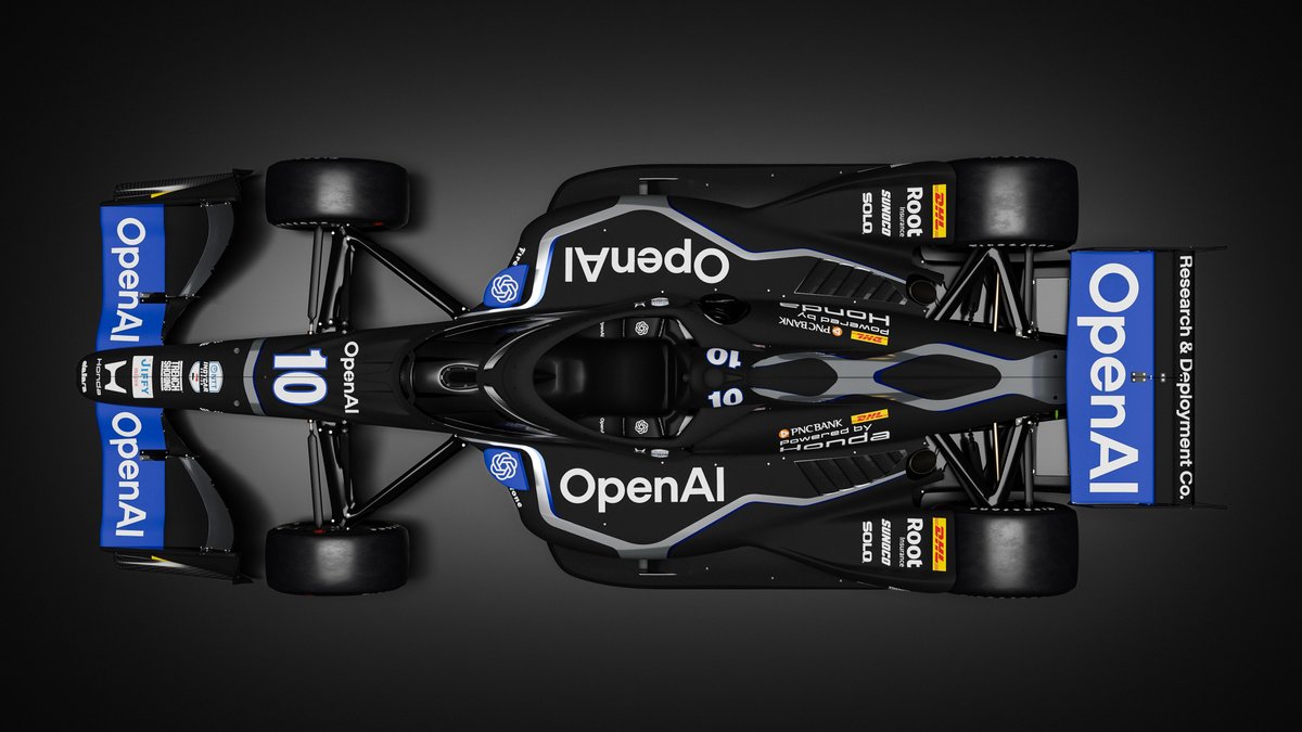 Here's the @OpenAI car with Chip Ganassi Racing this season for Long ...