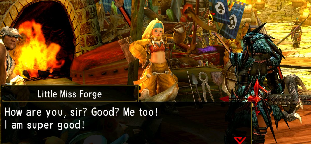 Did Little Miss Forge just CLOCK ME?????