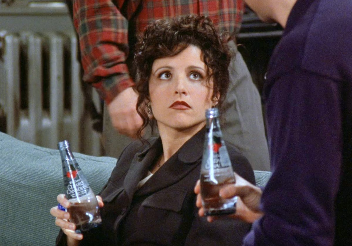 On this date in 1996, Jerry and Elaine were enjoying a bottle of ...