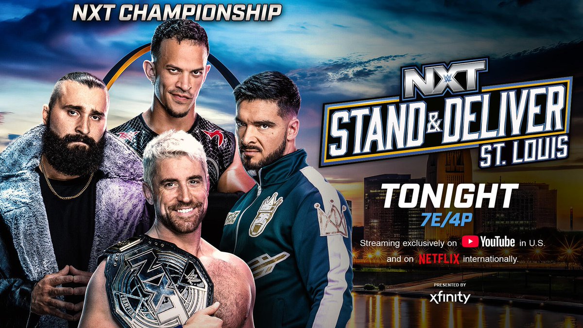 Announced for tonight's WWE NXT Stand & Deliver: - Joe Hendry (c) vs ...