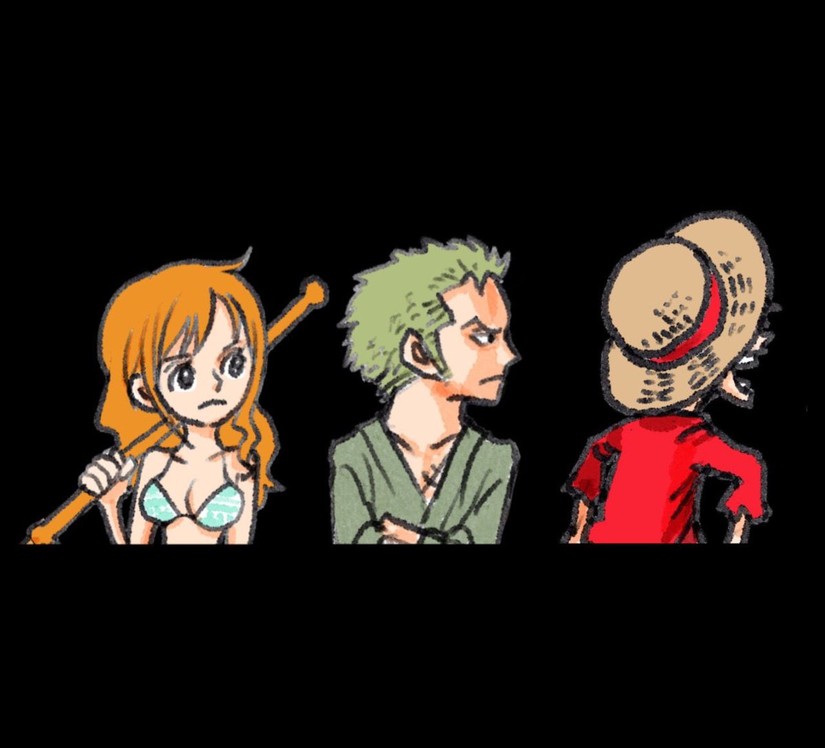 Luffy the Sun God and Liberator. Zoro the King of Hell and Strongest ...