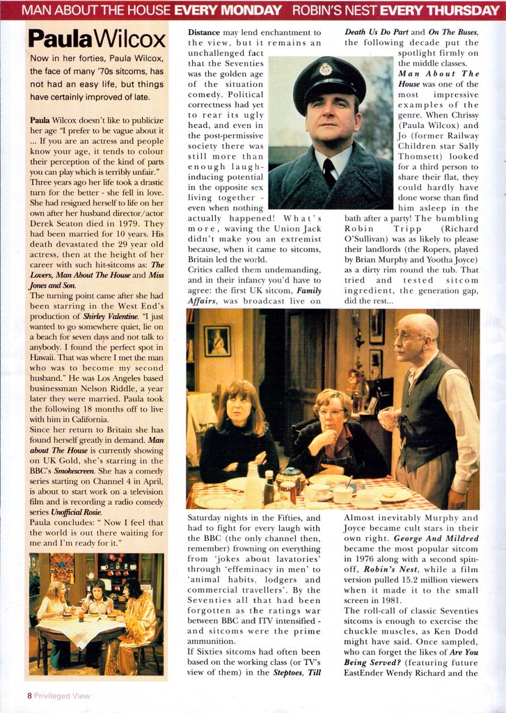 From Spring 1994 UK GOLD PRIVILEGED VIEW features The Colbys! Seventies ...