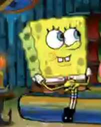 I love Aaron Springer's post-movie SpongeBob he's literally an ugly ...