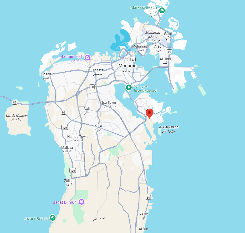 Geoconfirmed. The BAPCO Sitra tank farm is burning at approximately 26. ...