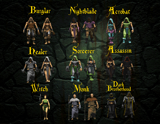 My new Elder Scrolls #Daggerfall enemy rework. Almost all classes have ...