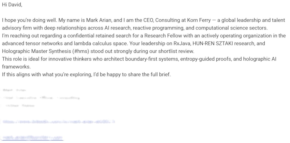 Nice. Within 0 seconds, my highly speculative field of expertise is ...