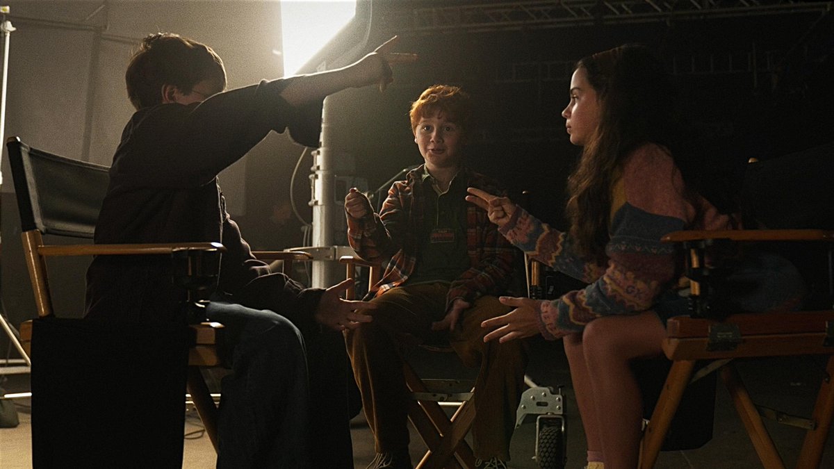 The Golden Trio on set of “Harry Potter and the Philosopher’s Stone ...
