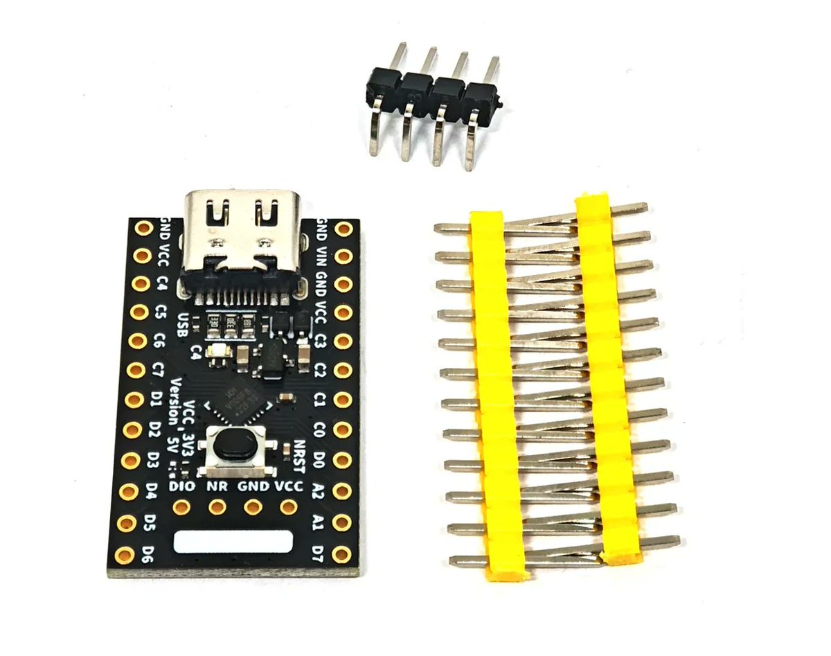 Low-cost ($2) board based on @WCH_TECH CH32V006 RISC-V MCU. https://t ...