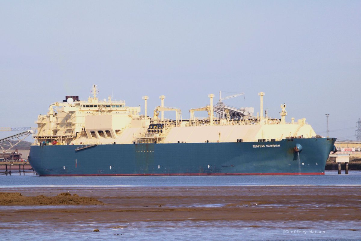 Seapeak Meridian at No 8 jetty Isle of Grain with LNG from Norway ...
