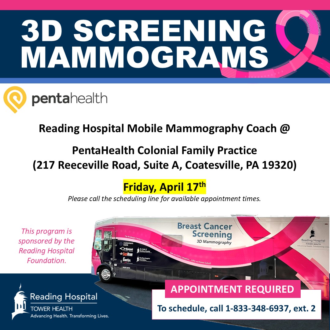 PentaHealth & Reading Hospital are partnering to offer 3D mammogram ...