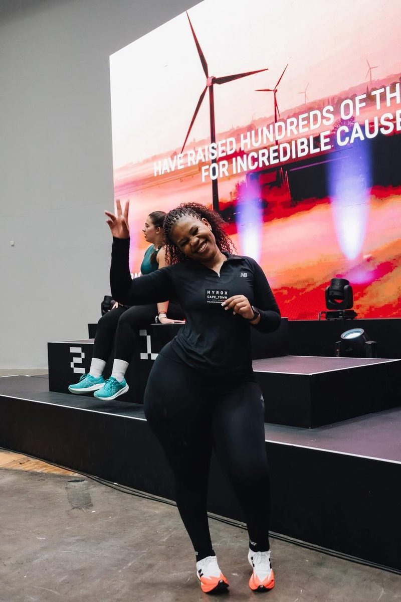 Xolisile Mfeka , is now in the HYROX champions league, crushing fitness ...