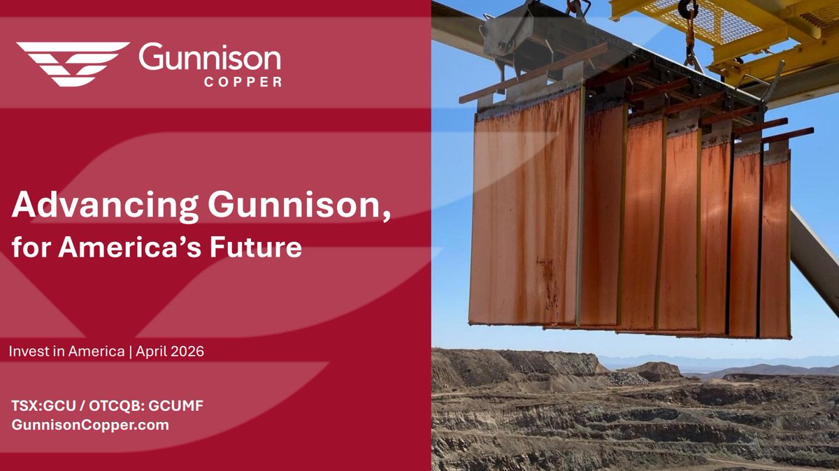 🚨 New Corporate Presentation Gunnison Copper Has Released Its Latest