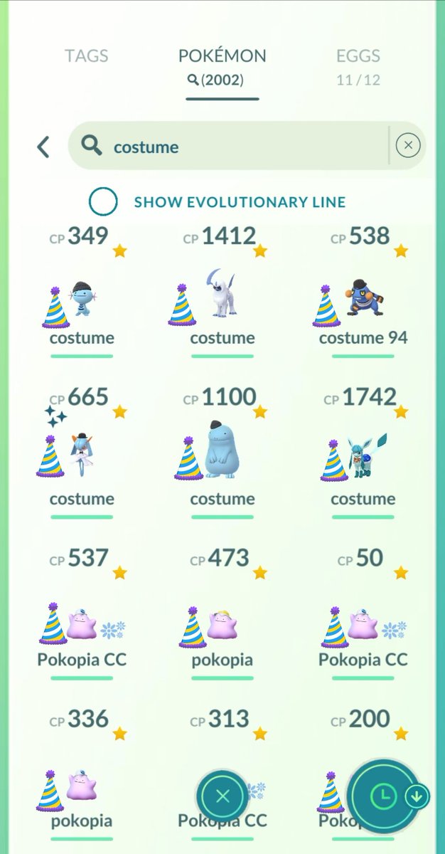 Idea: visual icon representing "Costume" in Pokémon GO's Pokémon ...