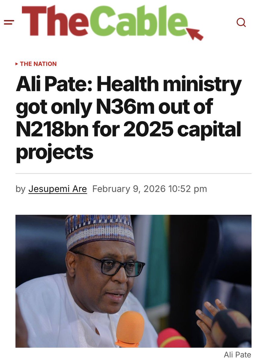 Happy World Health Day! Just a reminder: In 2025, the Tinubu-led APC ...