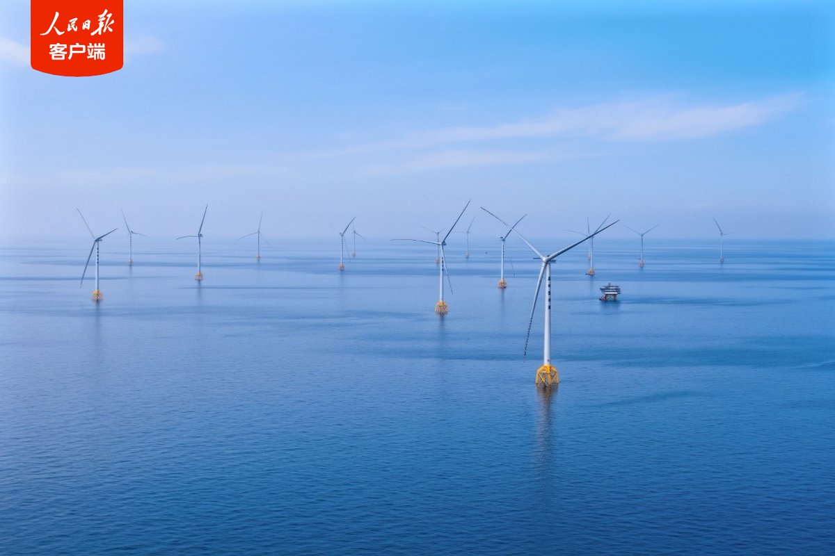 China's deepest offshore wind power project was fully connected to the ...