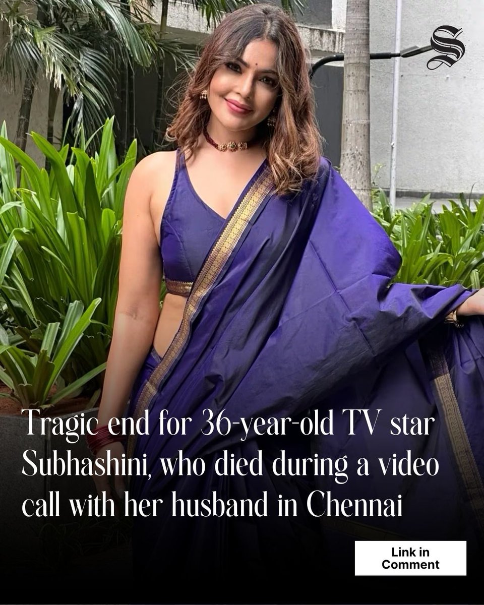 A tragedy shook Chennai on Sunday night when TV actress Subhashini ...