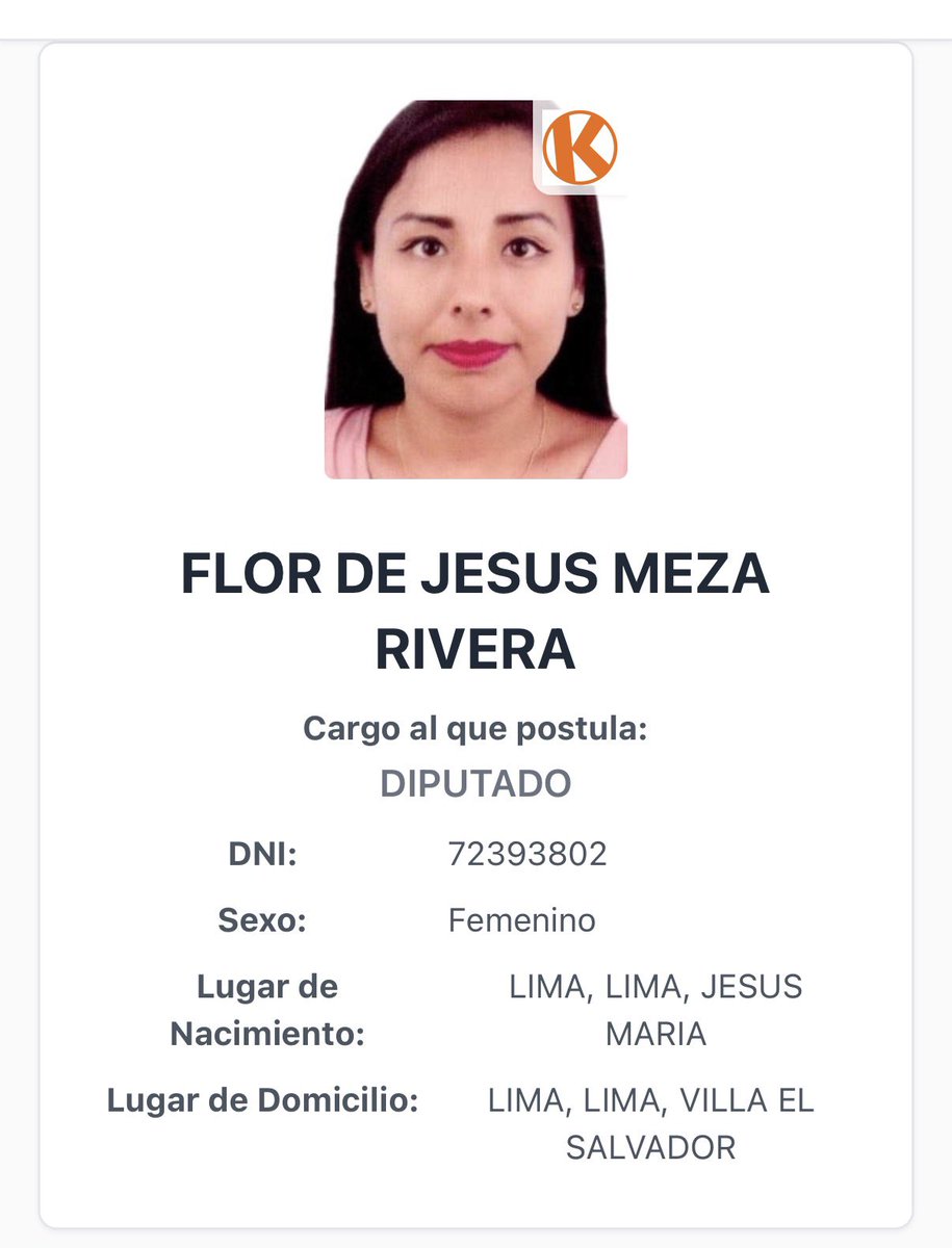 FLOR DE JESUS MEZA RIVERA otra candidata de @KeikoFujimori que le grita ...