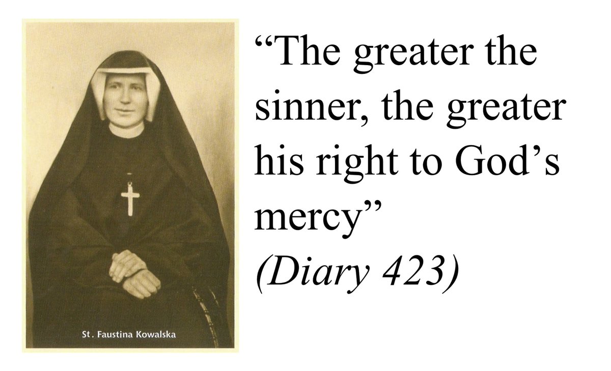 This is a wild one. Sr. Faustina's contention begs disbelief since it ...