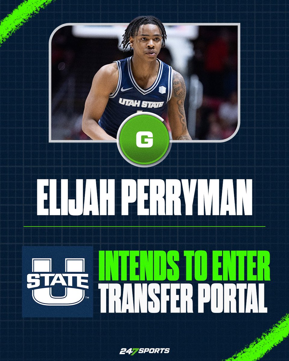 Utah State guard Elijah Perryman is entering the transfer portal per ...