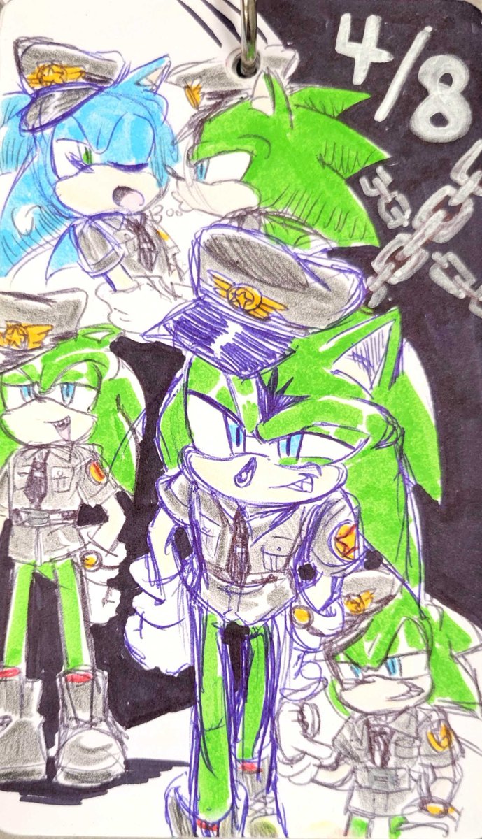 I like both... but right now, I like Scourge with Sonic more. I made a ...