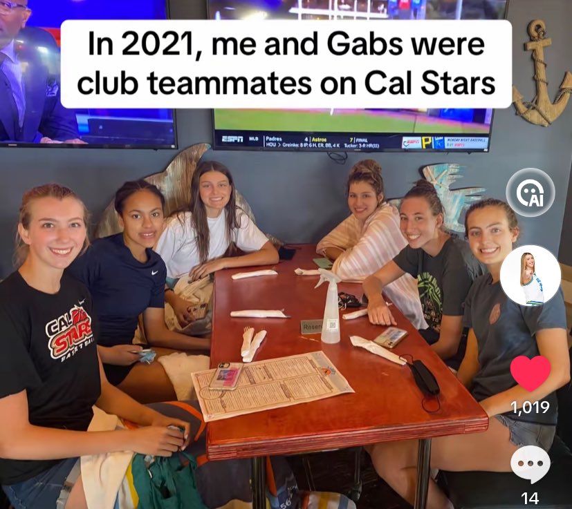 mandy’s post on tik tok detailing her journey with gabs 🥹🥹 from cal ...
