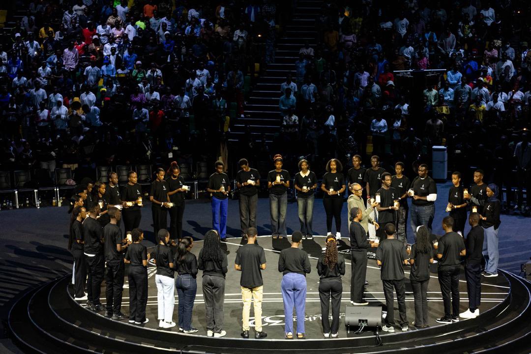 #KWIBUKA32: During the night vigil held at BK Arena yesterday, Ibuka ...