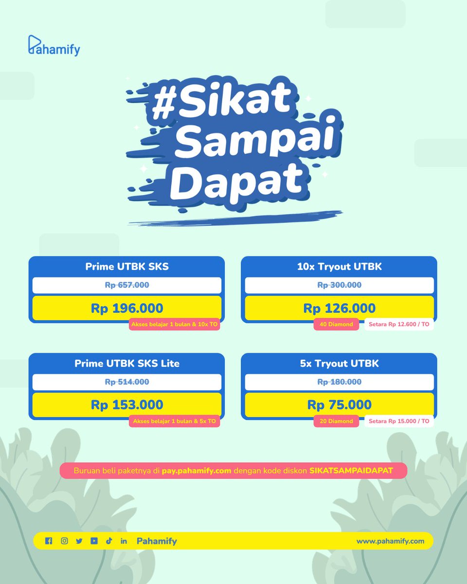 Rahasia masuk leaderboard TO UTBK Pahamify 😁 https://t.co/jANhAK540Y