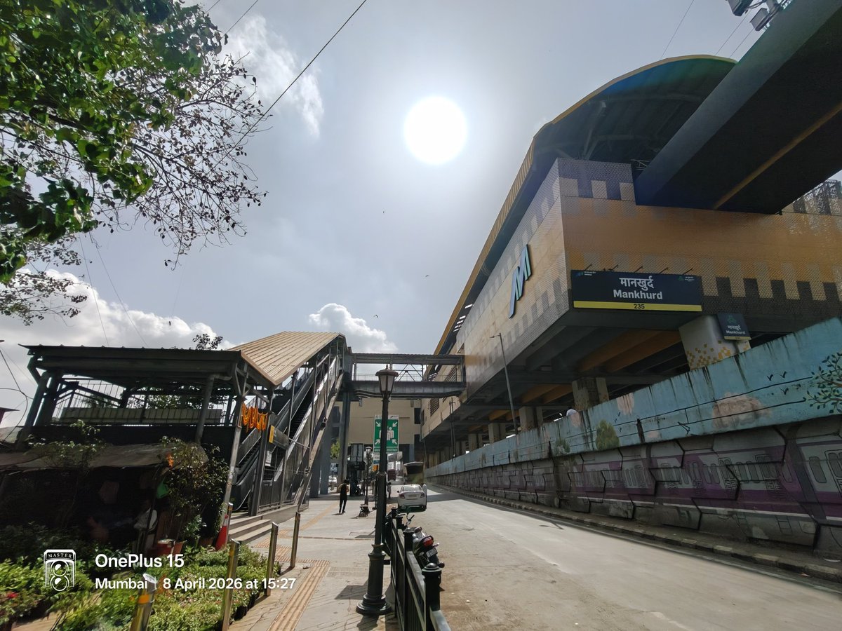 Line 2B (Maharashtra Nagar Mandale to Diamond Garden. A photo 🧵