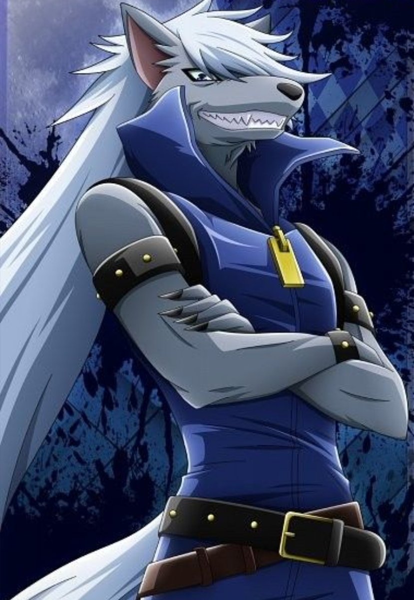 Meet Wolfrum from the anime Smile Pretty Cure! 🐺😍