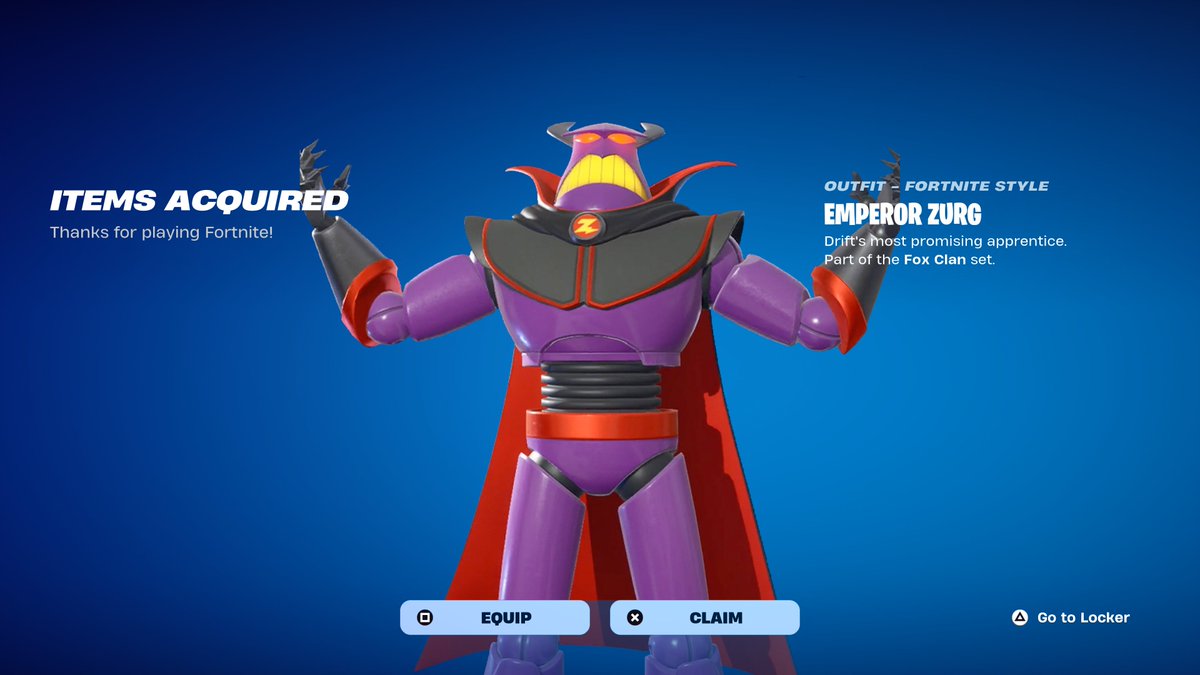 HOW TO GET TOY STORY EMPEROR ZURG SKIN IN FORTNITE! https://t.co/gpL7Tw9JqC