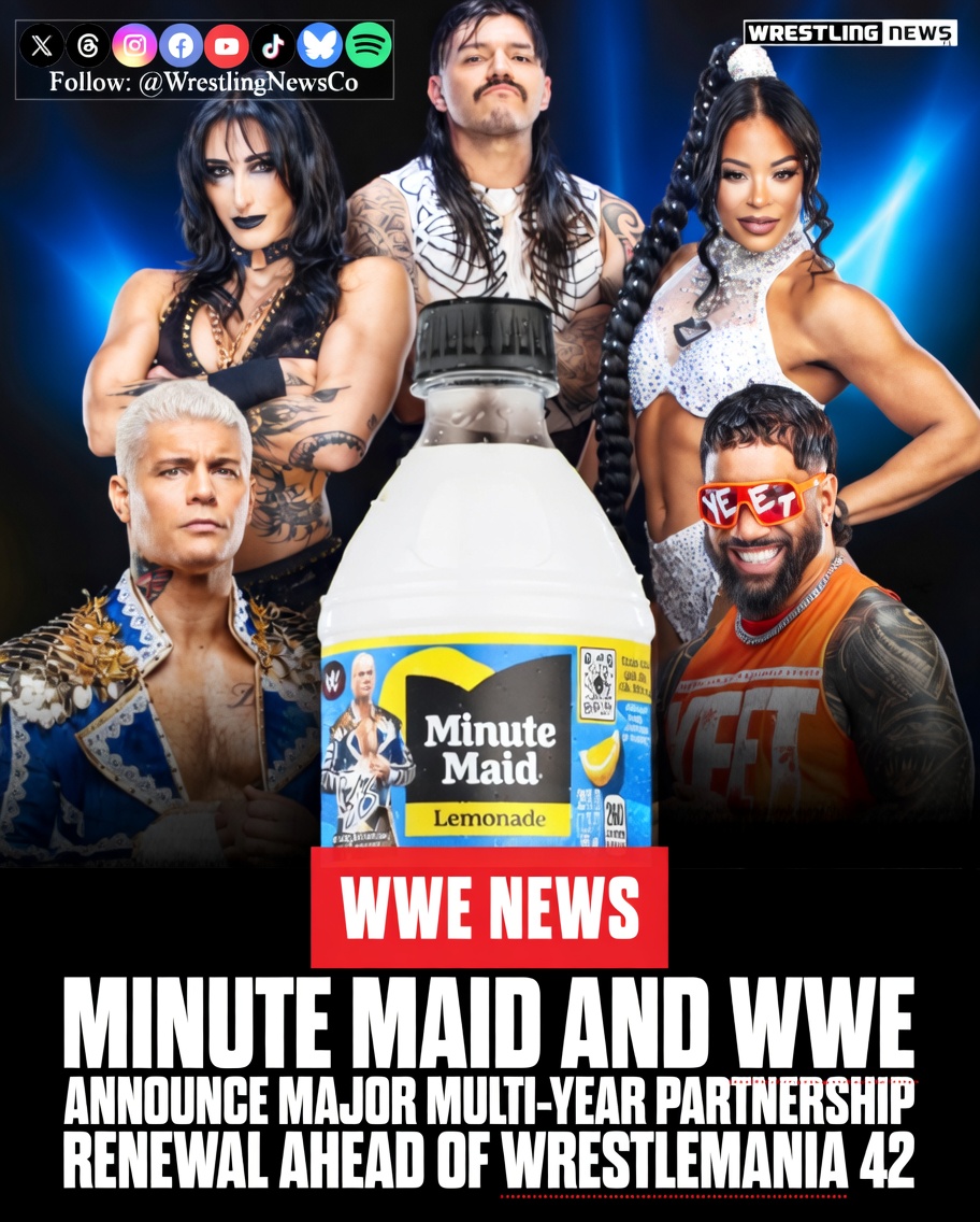 Minute Maid and WWE have announced a multi-year renewal of their ...
