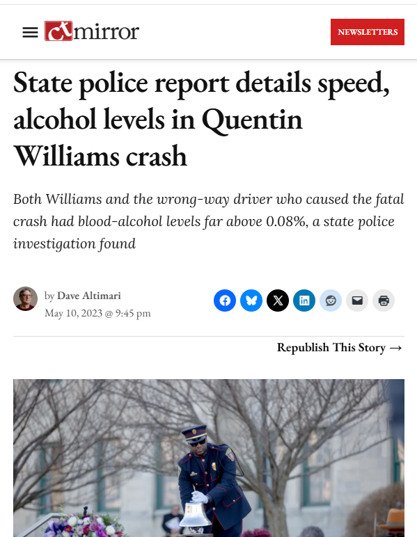 CONNECTICUT: The Late State Representative Quentin "Q" Williams Died in ...