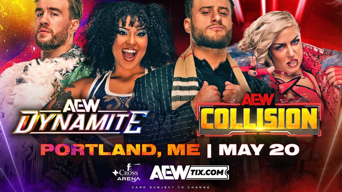 All Elite Wrestling is heading to Portland, Maine for the FIRST TIME ...