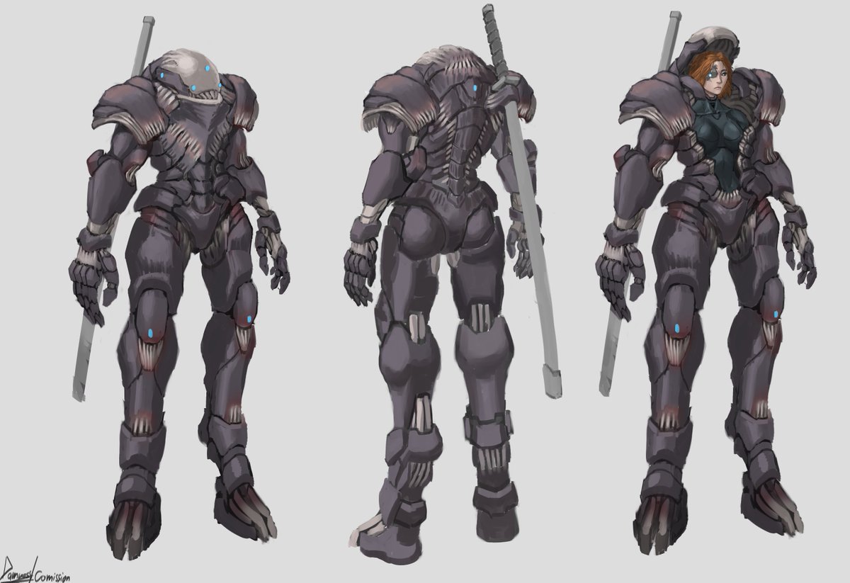 Bio armor design for a commission #VgenComms https://t.co/mpQzgzrz2T