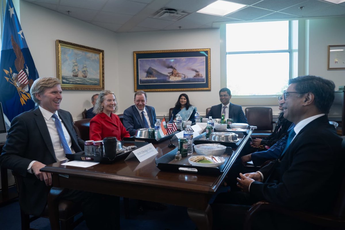Indian foreign secy Vikram Misri meets Under Secretary of War for ...
