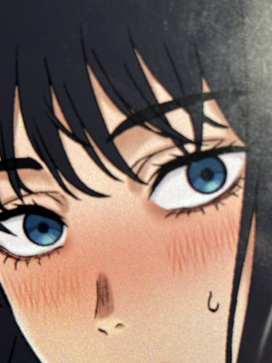 今回からアサちゃんの目の色青にしようと思うんですけどどうですか？？ https://t.co/aJp72BiFg2