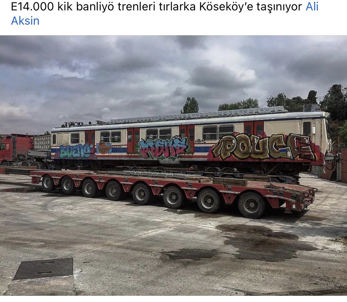 TCDD’de gül yüzlü E8000 lik ve E14000 lik banliyö trenlerini ıskat edip ...