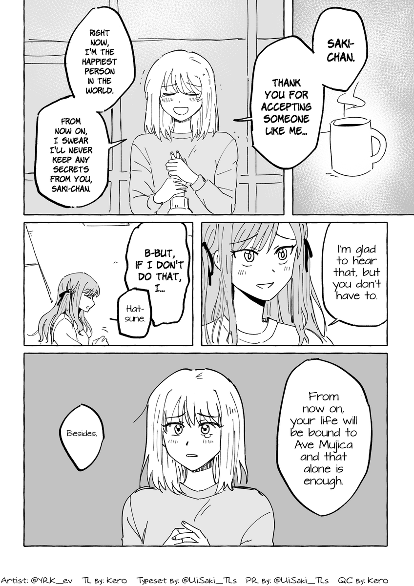 UiSaki Short Manga English TL Caption: UiSaki (HatsuSaki) #AveMujica A ...