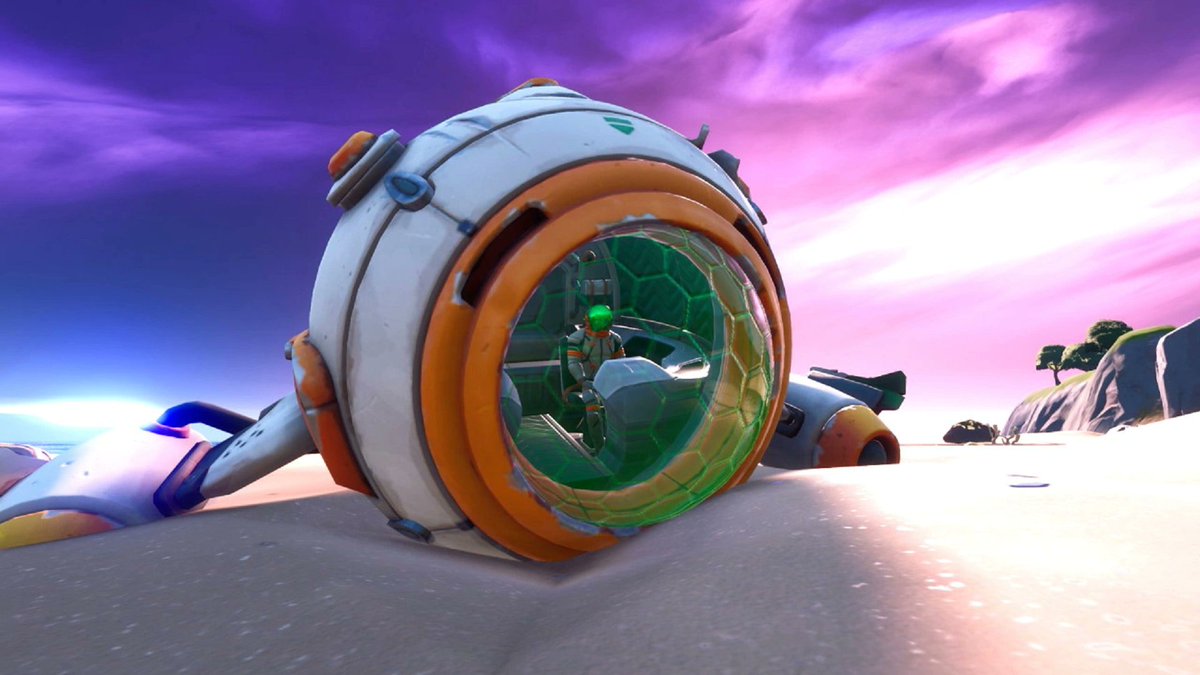 During Chapter 2 Season 3 a mysterious Space Ship appeared near Craggy ...