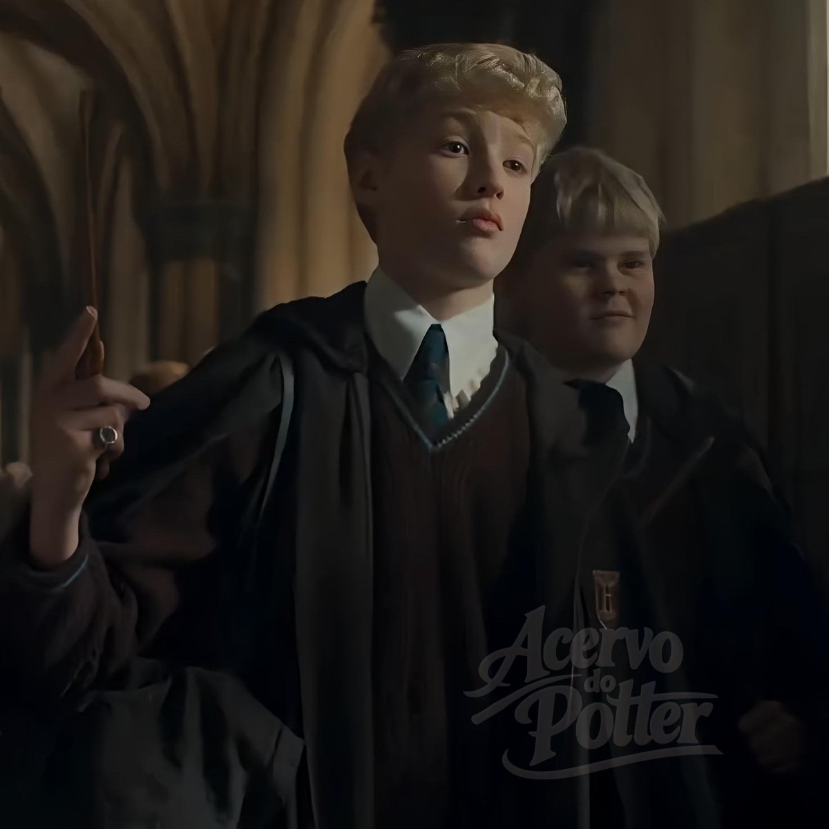 O Lox Pratt, o intérprete do nosso Draco Malfoy, só com essa imagem já ...