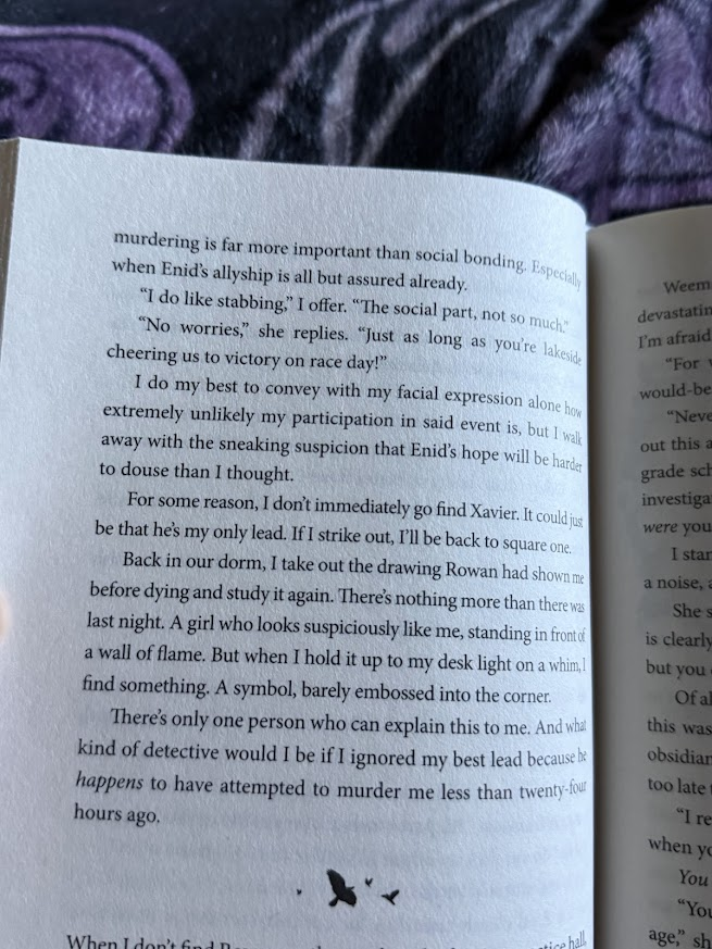 Wednesday still thinks that investigating the "mystery of Rowan's un ...