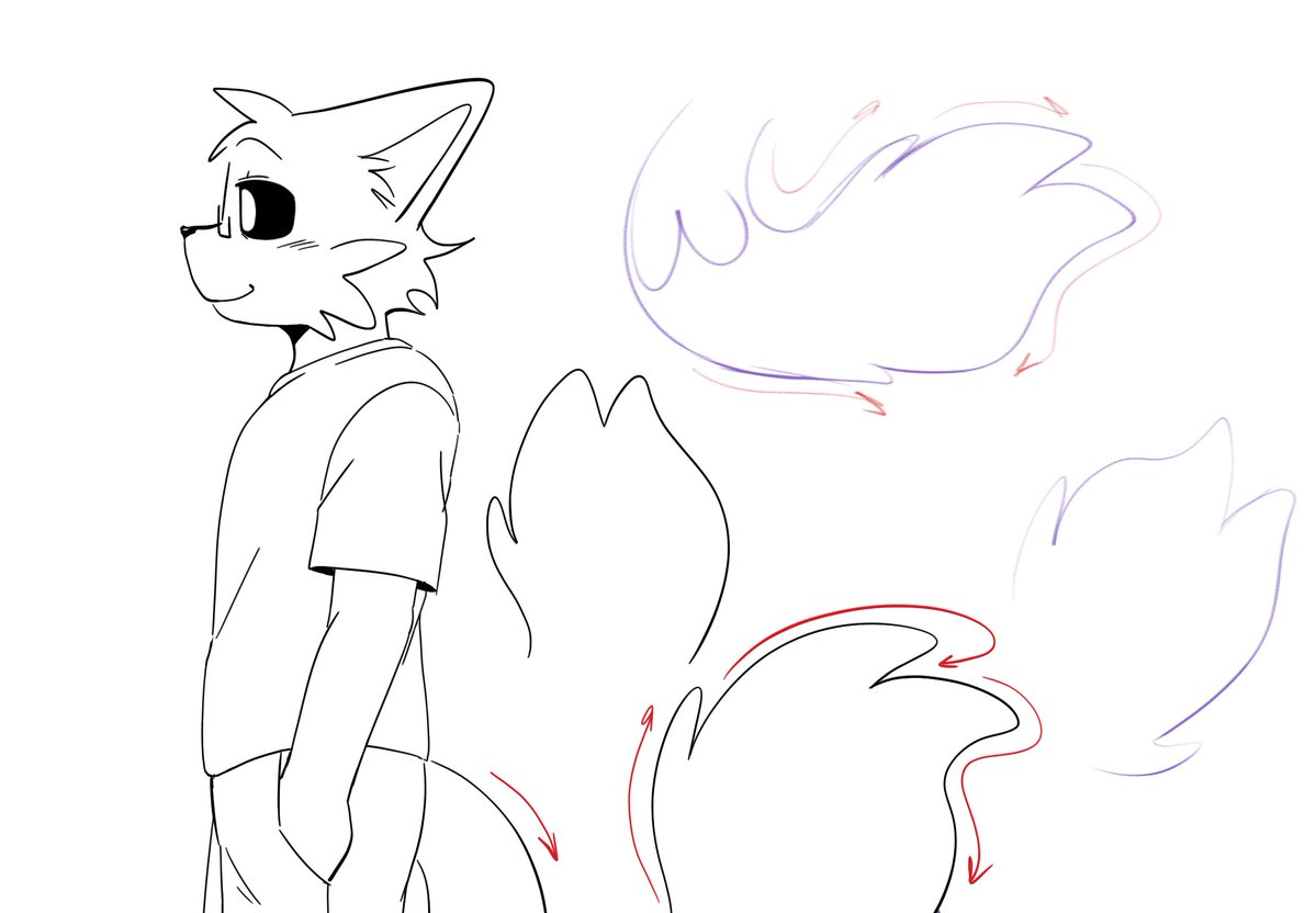 Well, it's not that complicated to make Benjamin's tail. It's very ...