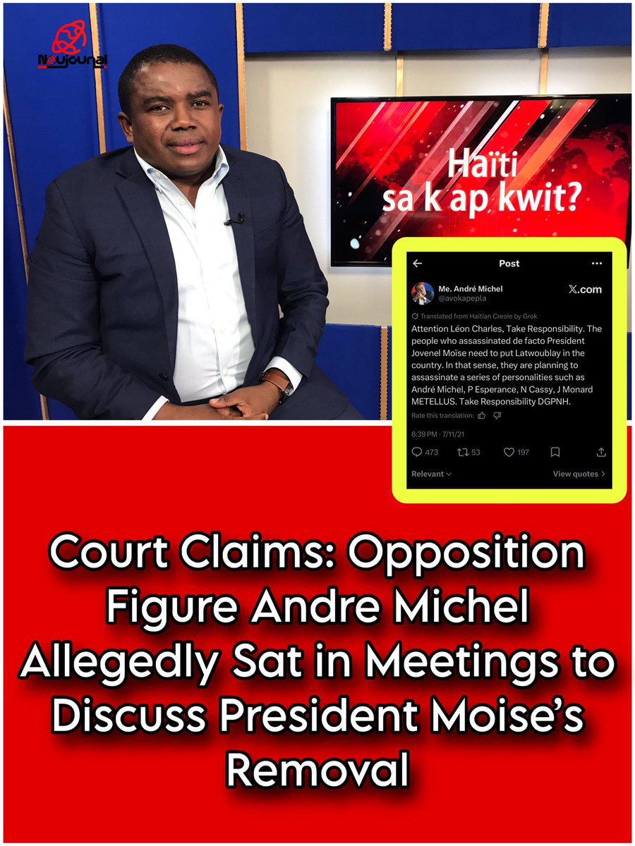 Former Haitian senator John Joel Joseph, who pleaded guilty in the ...