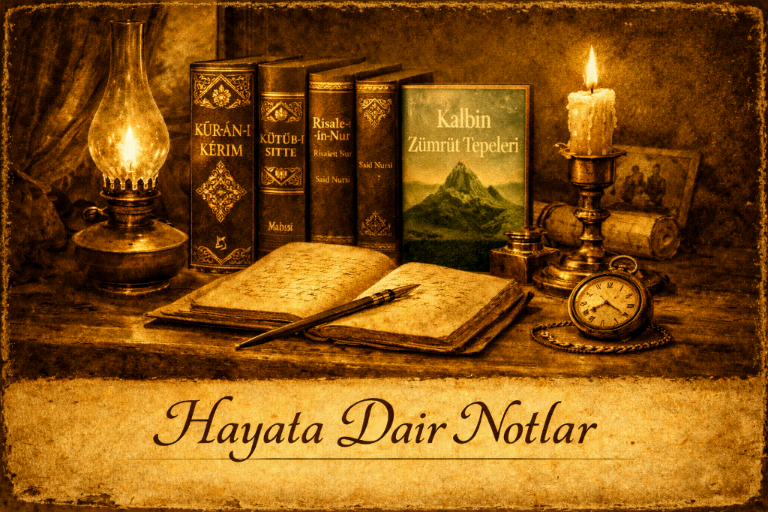 Hayata Dair Notlar-30 01-) İki sene evvel benim hakkımda bir müdür ...
